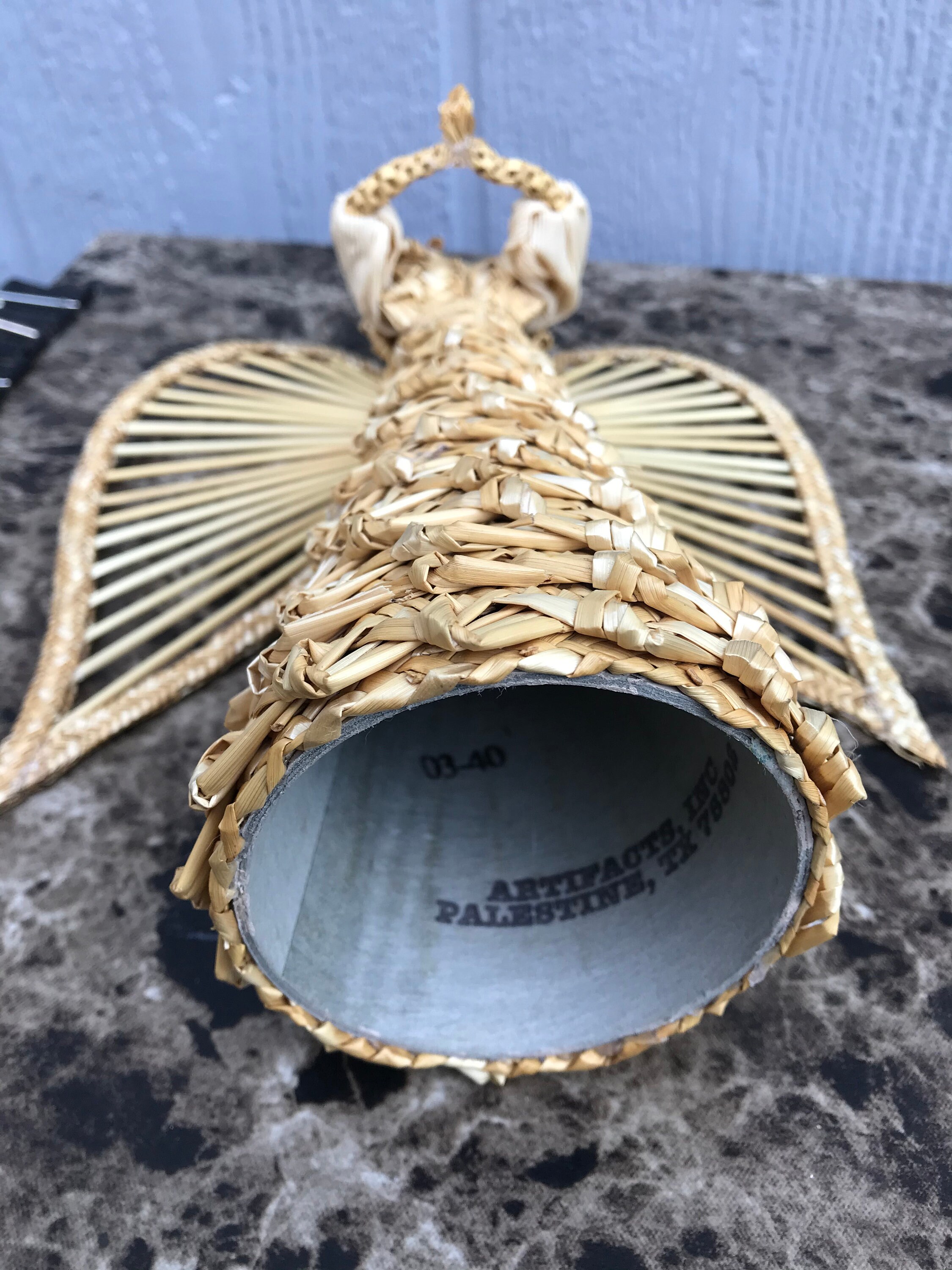 Free Standing or Tree Top Angel Wheat Angel - Etsy