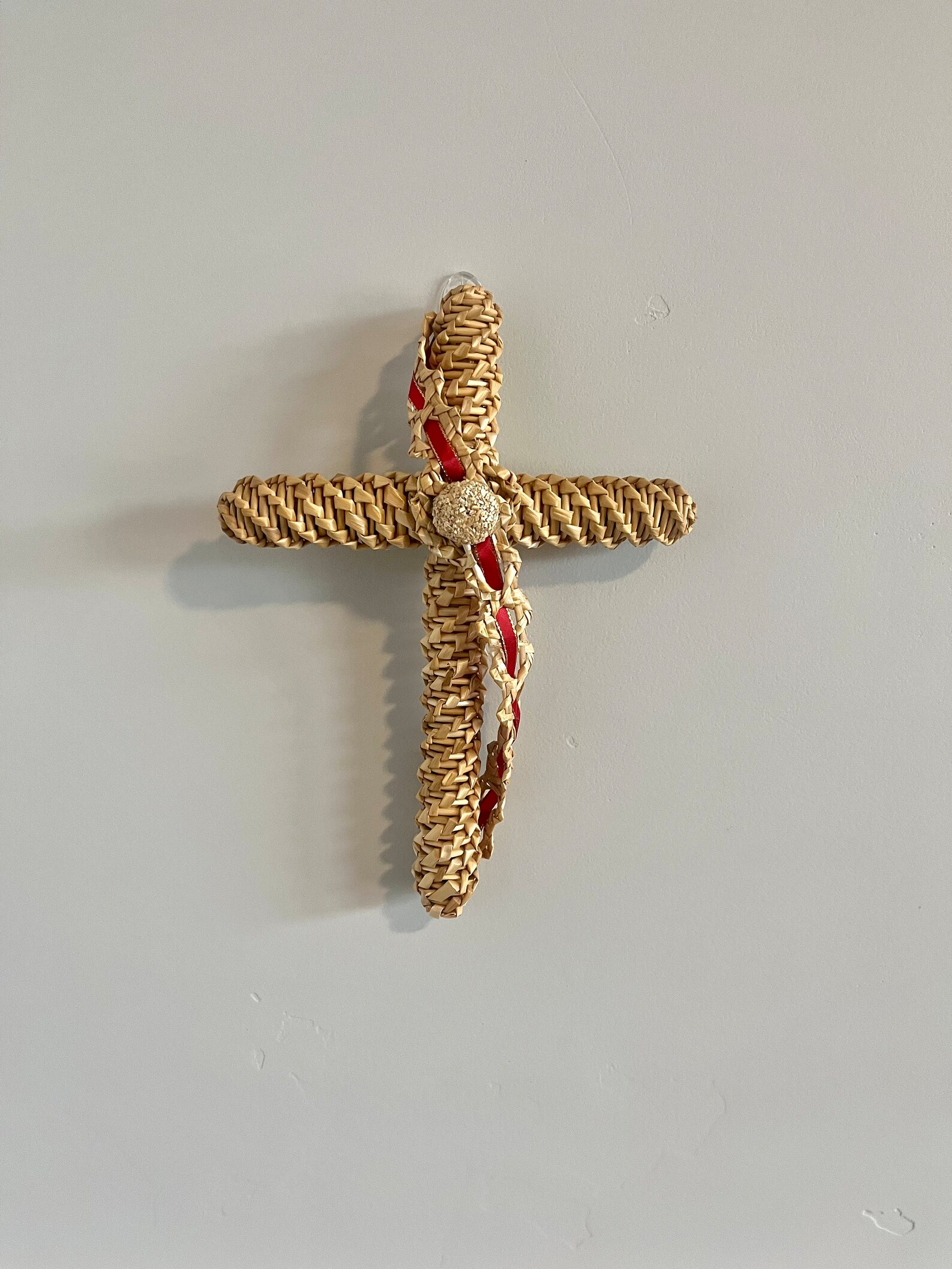 Hand-woven Spiral Wheat Cross - Etsy