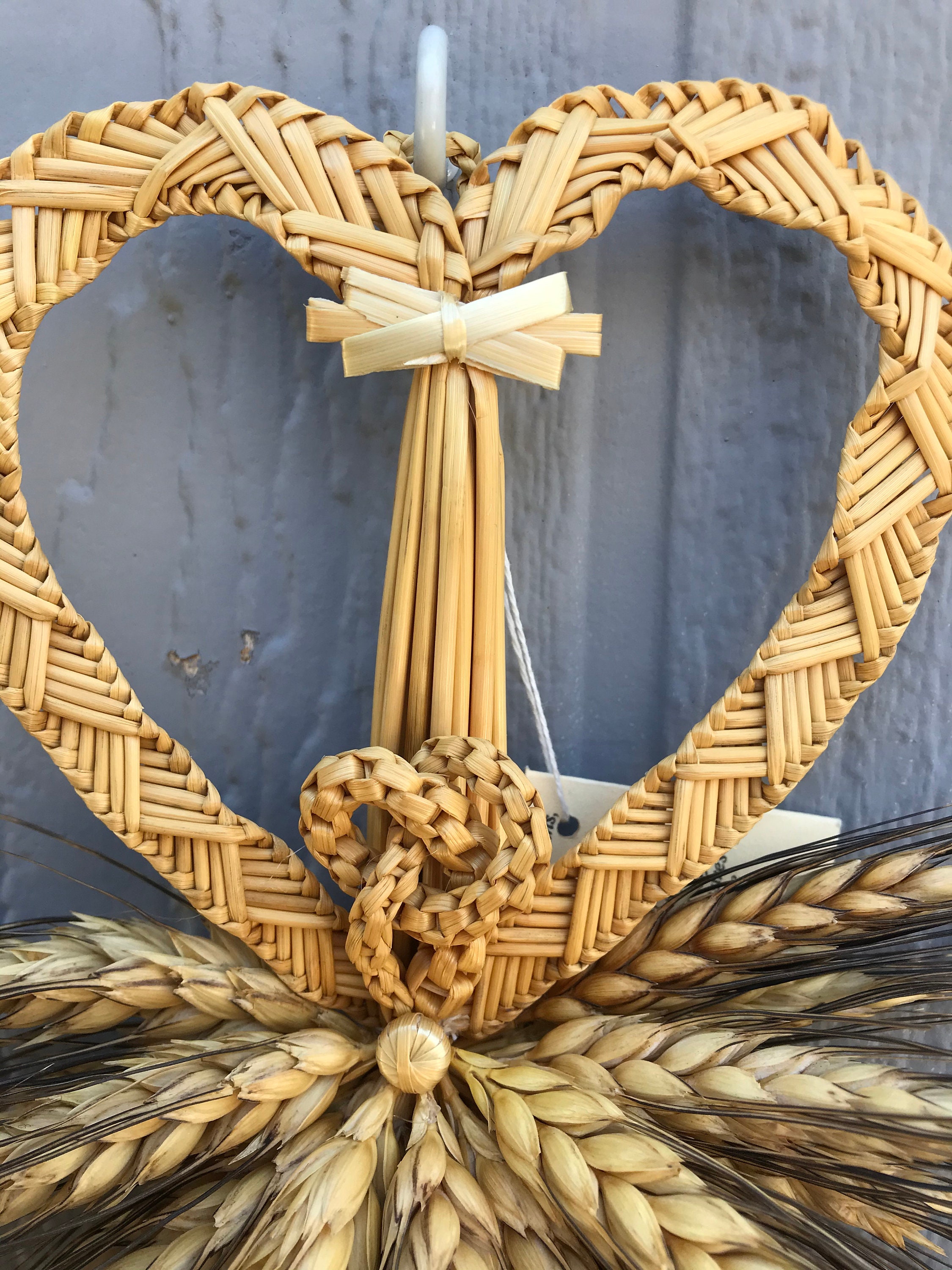 Blackbeard Wheat Diamond Plaited Heart - Etsy