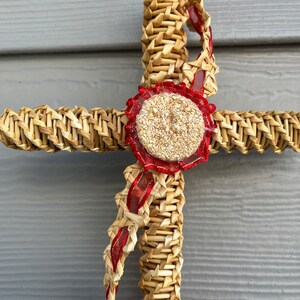 Hand-woven Spiral Wheat Cross - Etsy