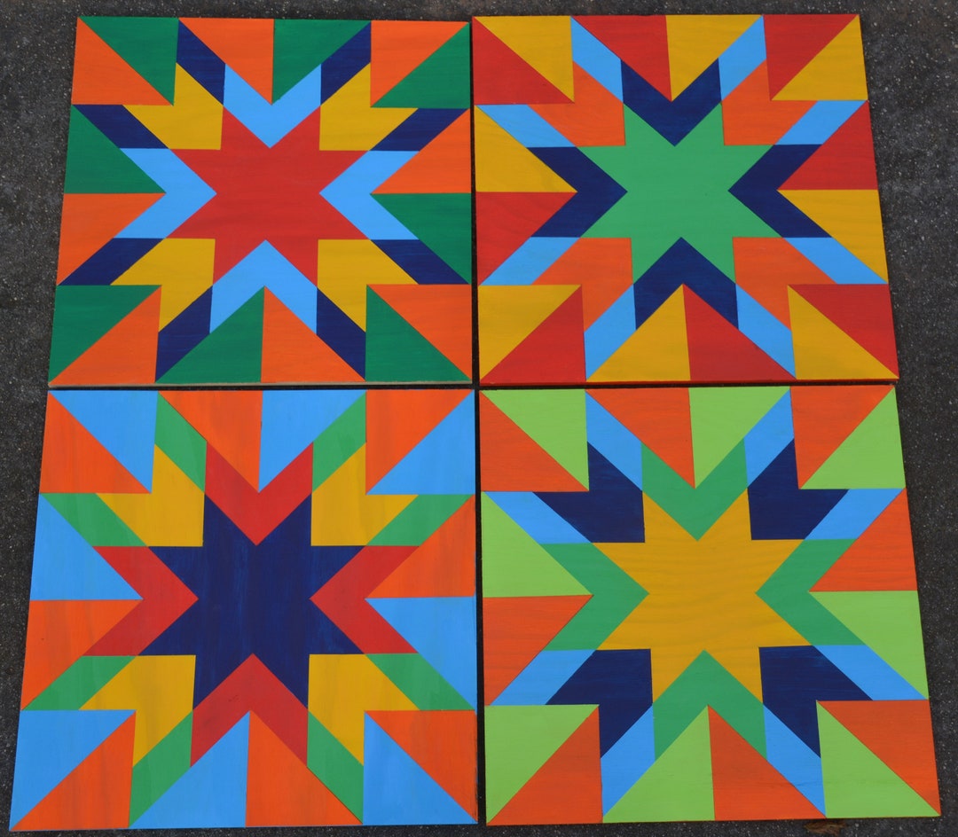 Barn Quilt Squares - Etsy