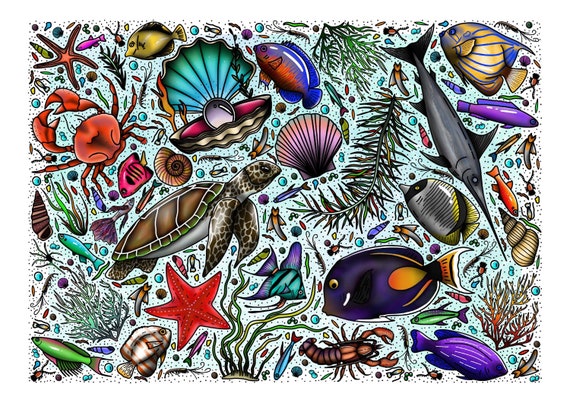 Neo Traditional Ocean Tattoos