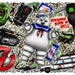 Ghostbusters Tattoo Flash Art Print: Neo Traditional 80s Movie Poster ...