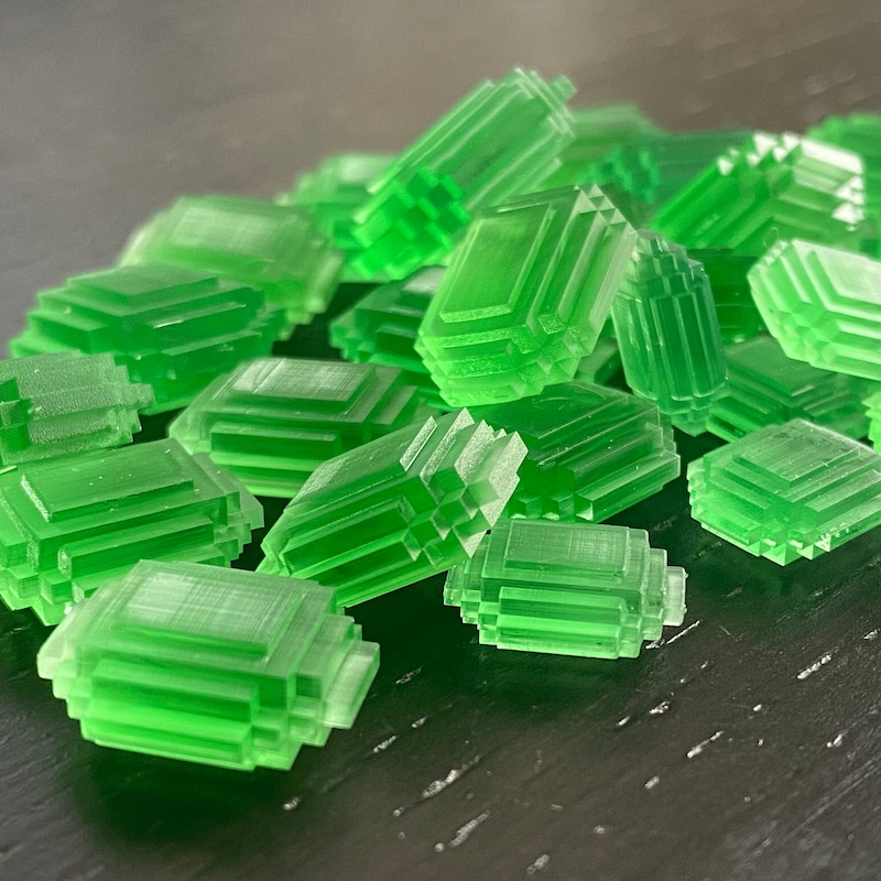 3d Printed Emeralds - Etsy UK