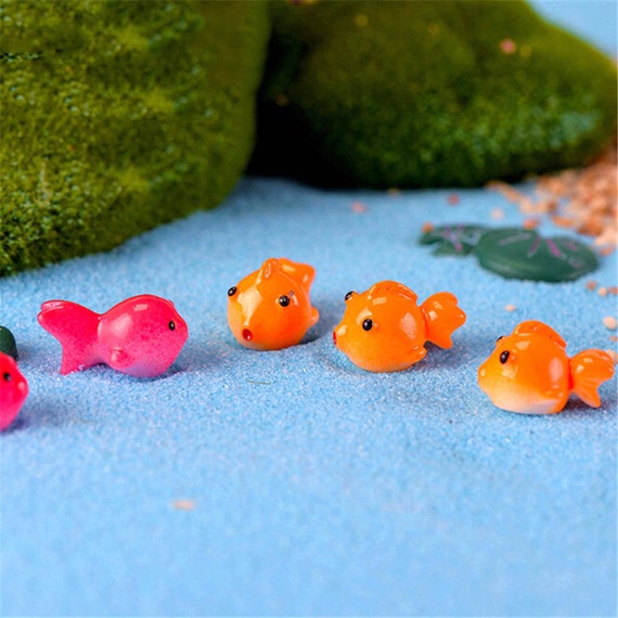 Fish Resin Miniature Figurine Garden Micro - Etsy