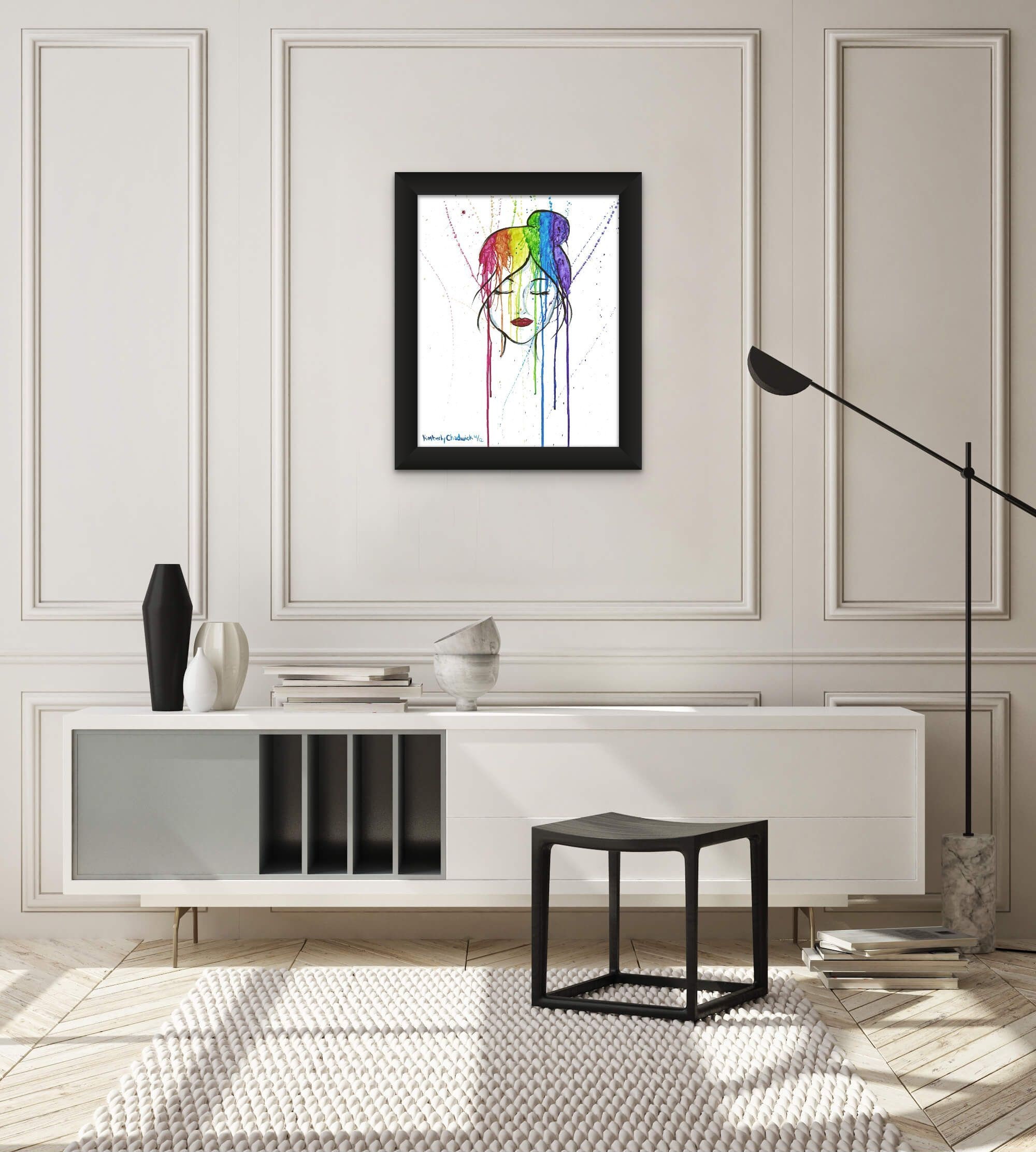 Colorless Colorful Rainbow-inspired Art Prints of Acrylic - Etsy