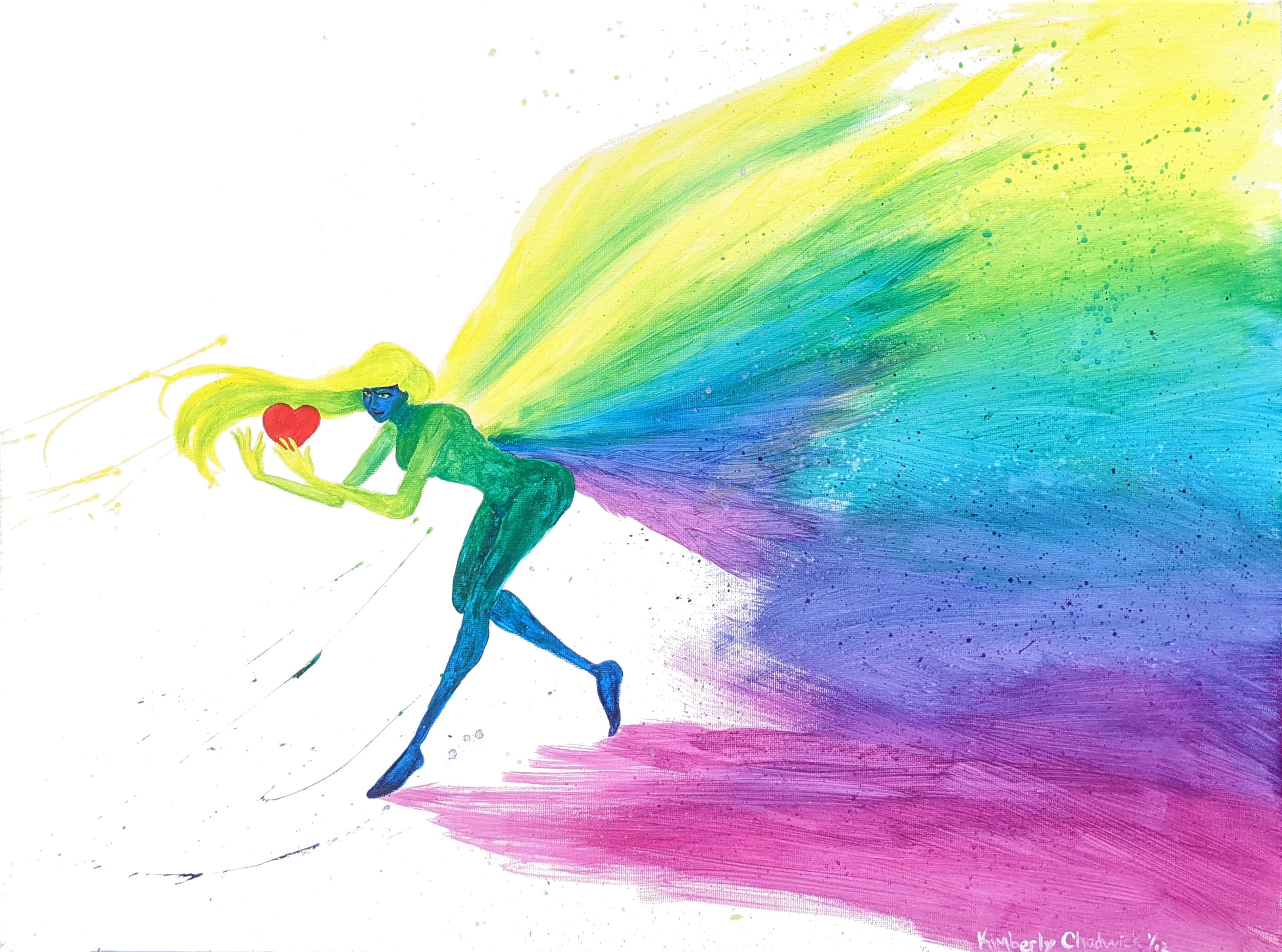 The Color of Hope Art Print, Acrylic Painting - Etsy UK