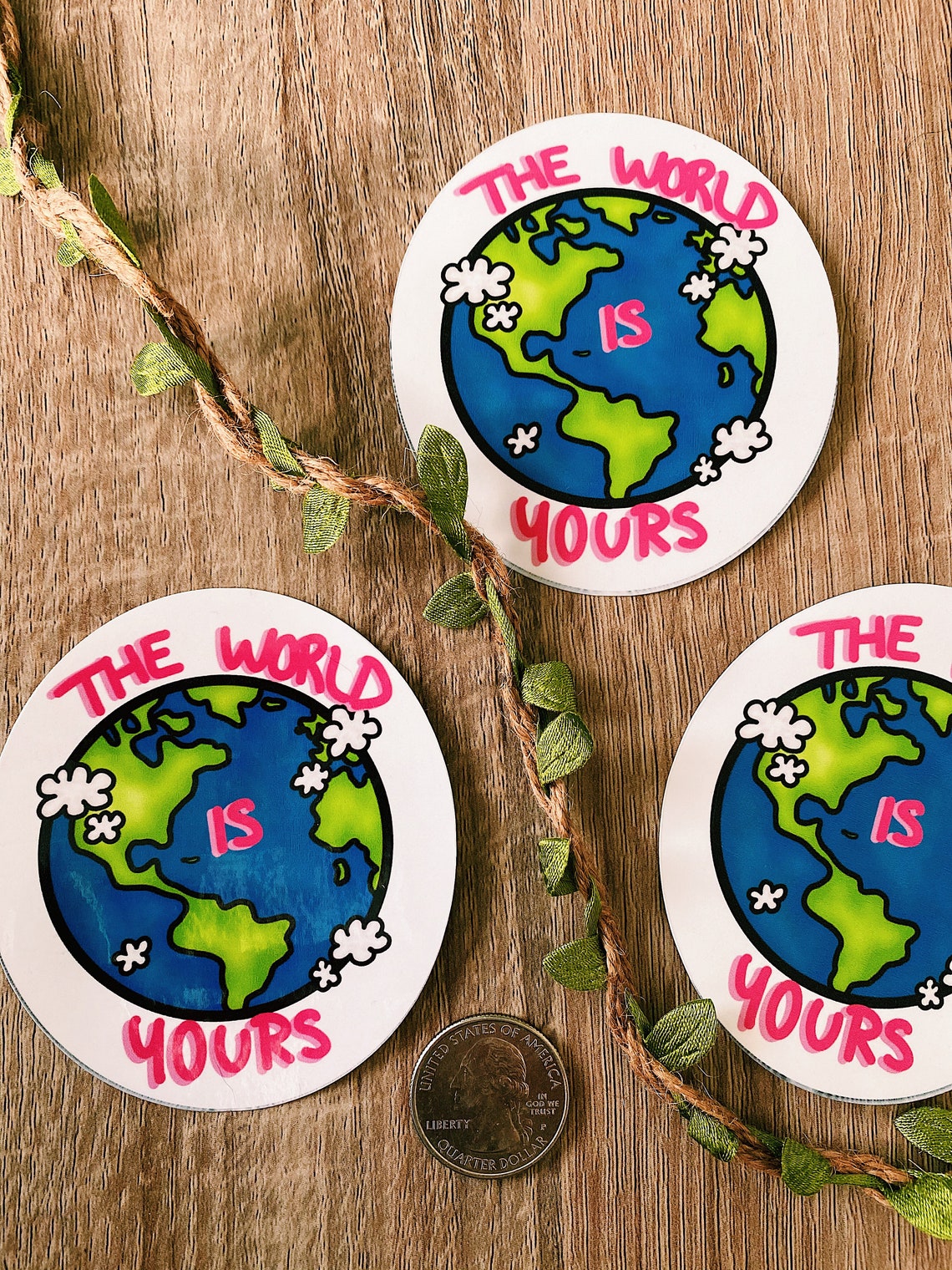 The World Is Yours Sticker | Etsy