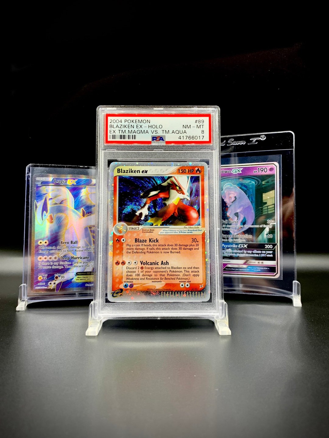 Pack of Three Clear Collectible Trading Card Stands (free Shipping in ...
