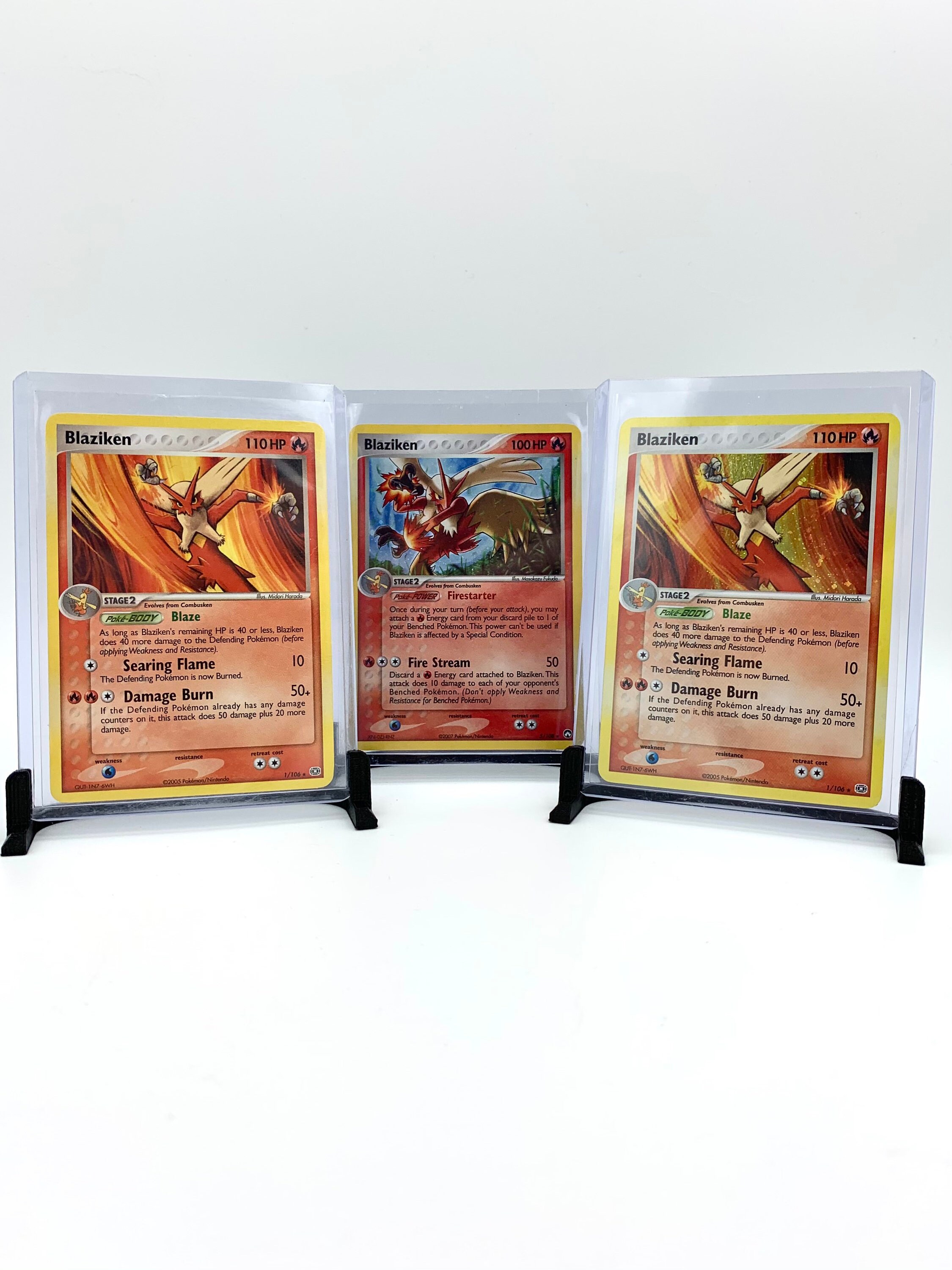 Pack of three Collectible Trading Card Stands Free Shipping | Etsy