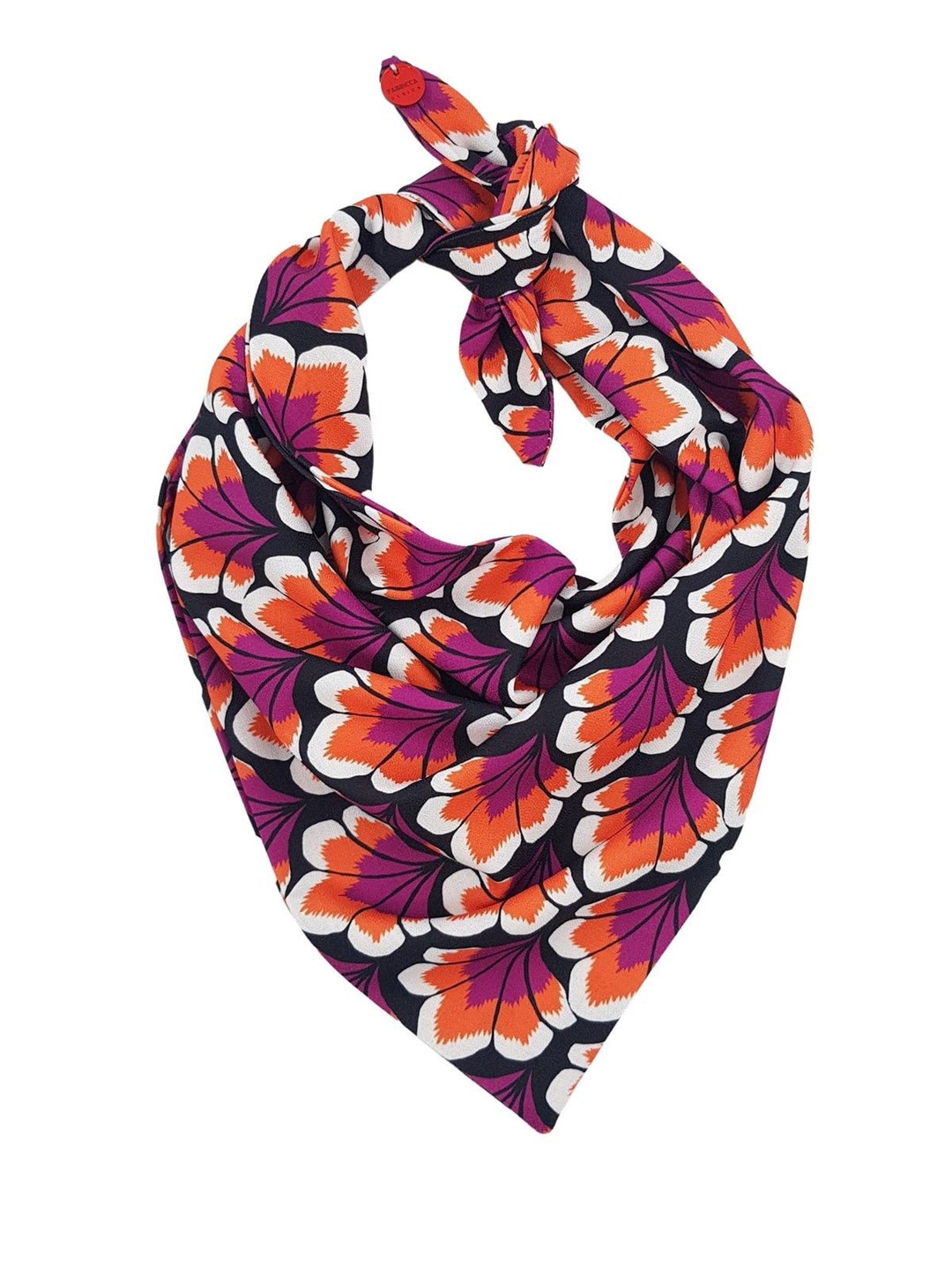 Noki Square Bandana , Organic Cotton Bandana , Bandana Scarf, Paisley ...