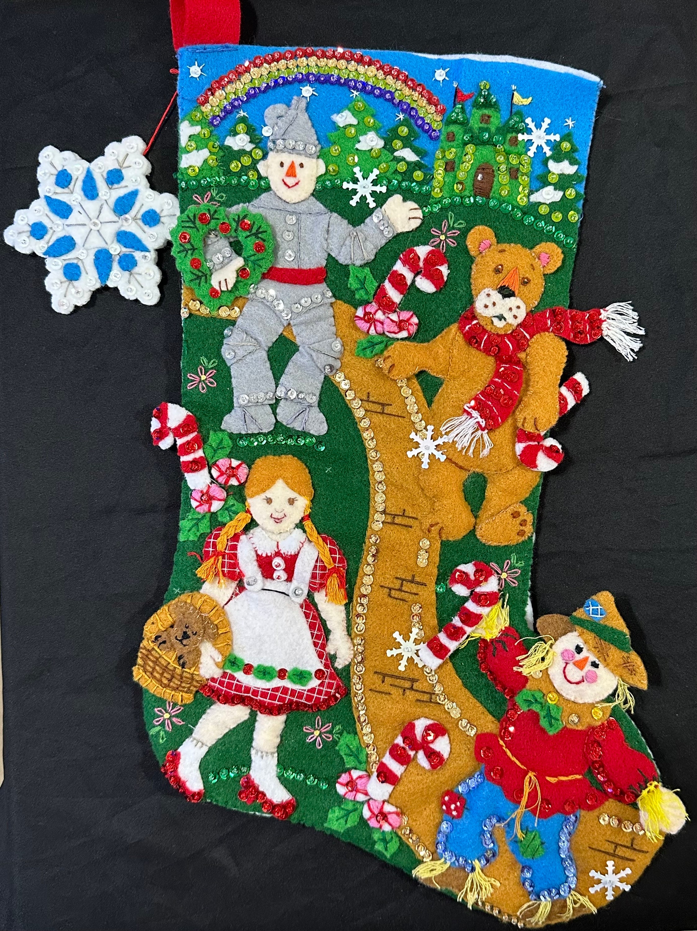 Adorable Wizard of Oz Completed Bucilla Stocking - Etsy