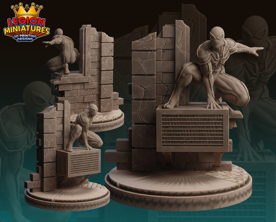 Spider FF MCP Superhero Legion Miniatures - Etsy