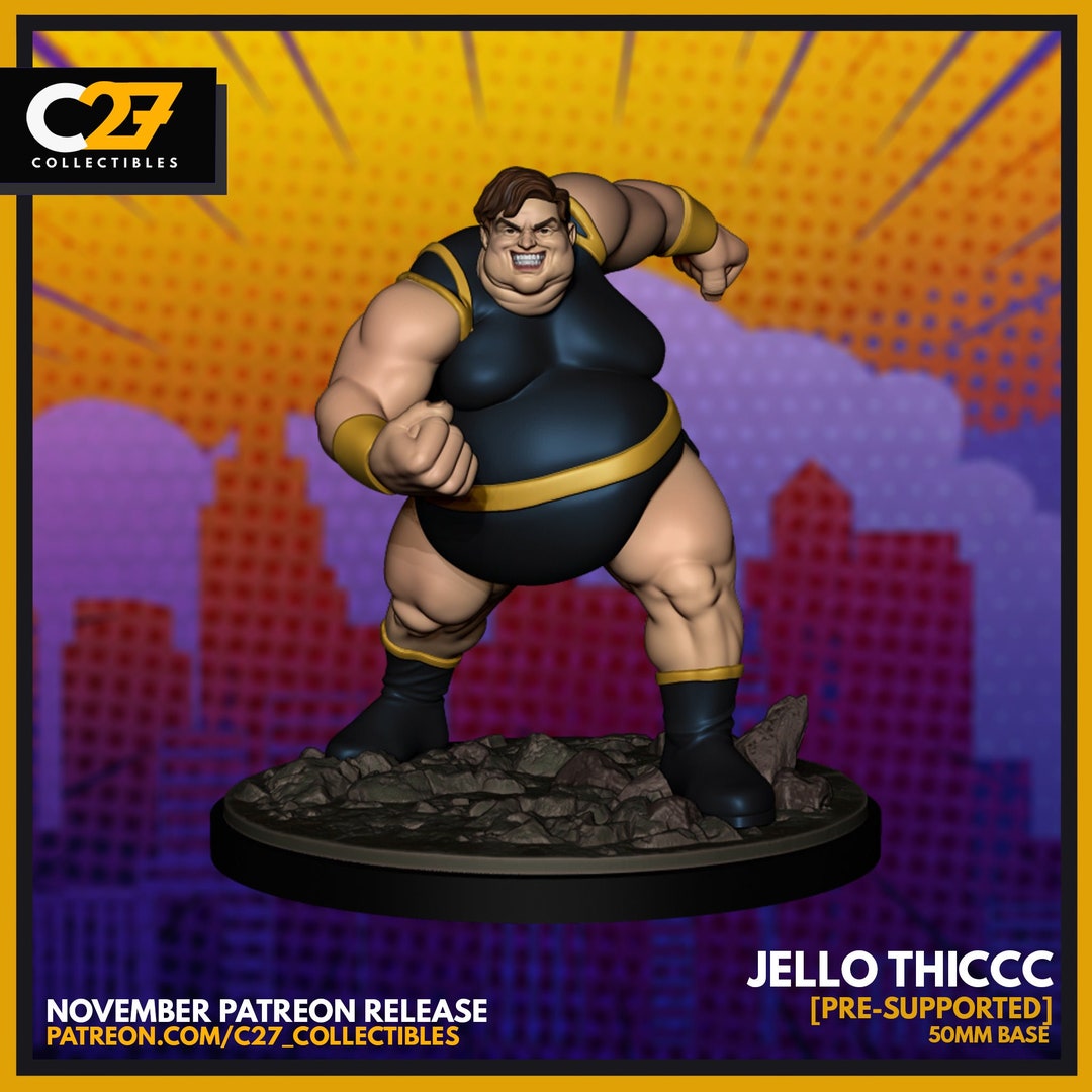 Jello Thicc Marvel Crisis Protocol 3D Printed Miniature - Etsy