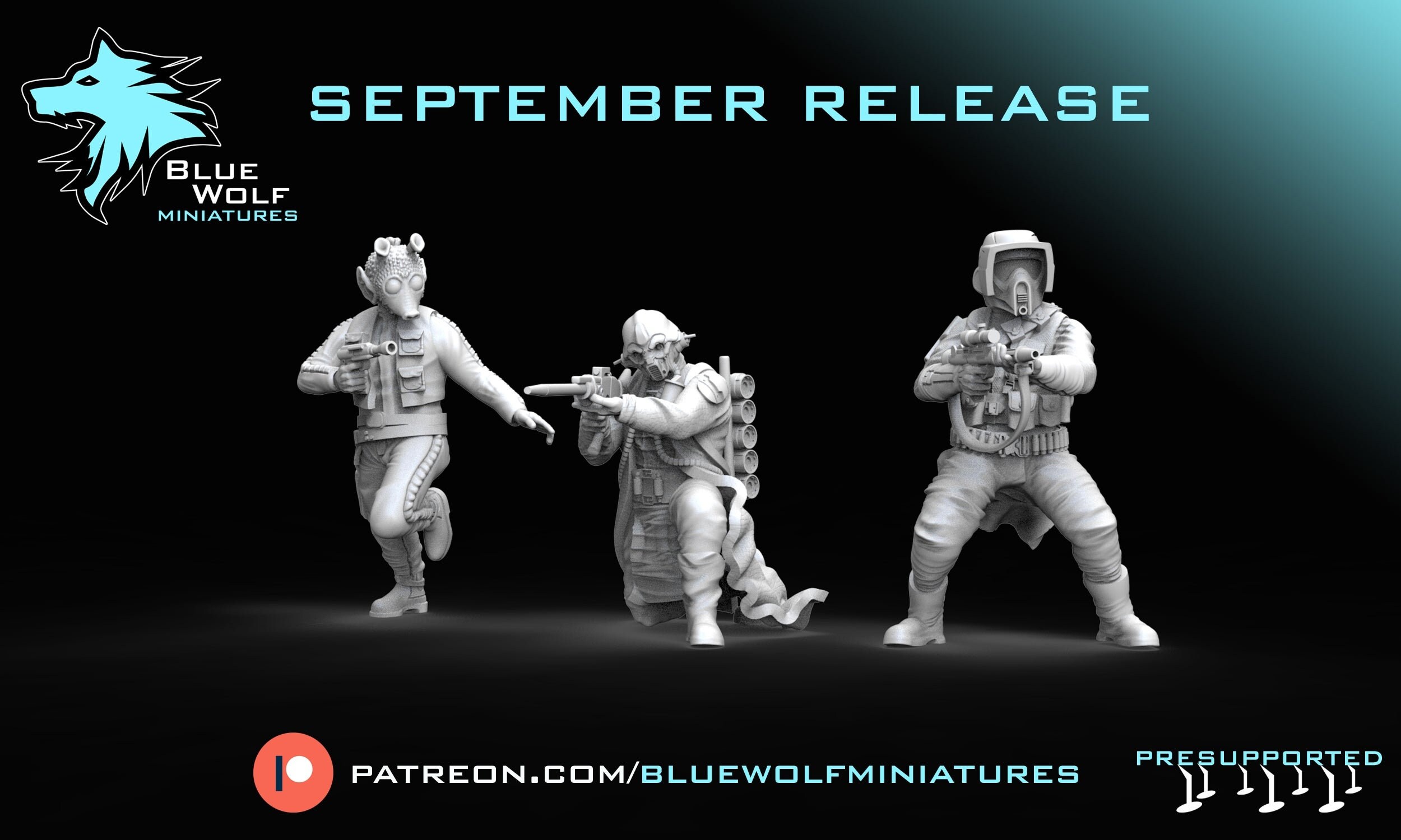 Space Smugglers Star Wars Legion Compatible Blue Wolf - Etsy UK