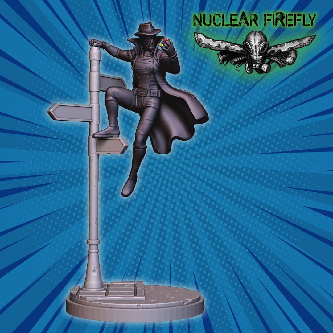 Detective Spider MCP 40mm Scale Mini Fantasy Superhero - Etsy Canada