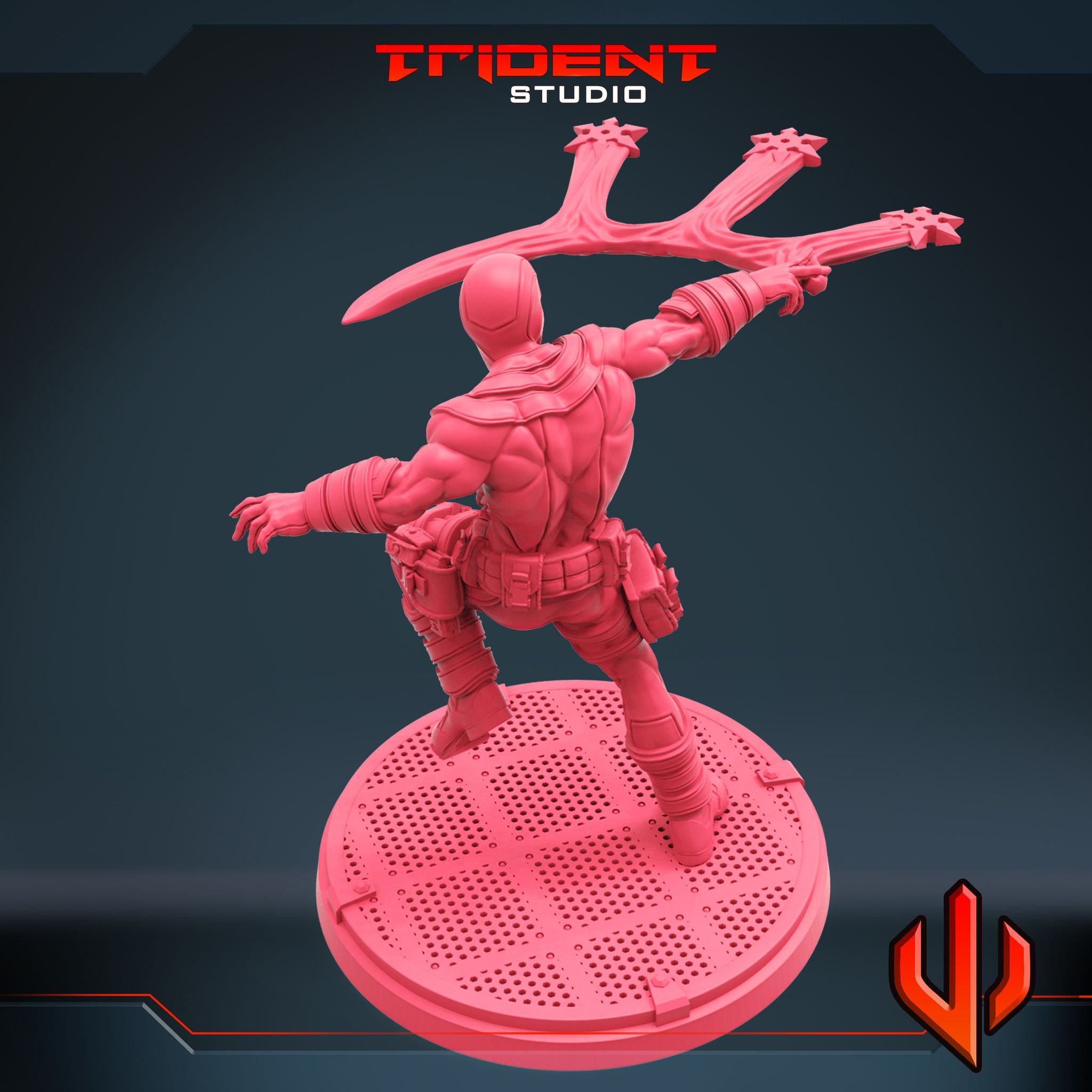 Marksman A MCP 40mm Scale Mini Fantasy Superhero - Etsy UK