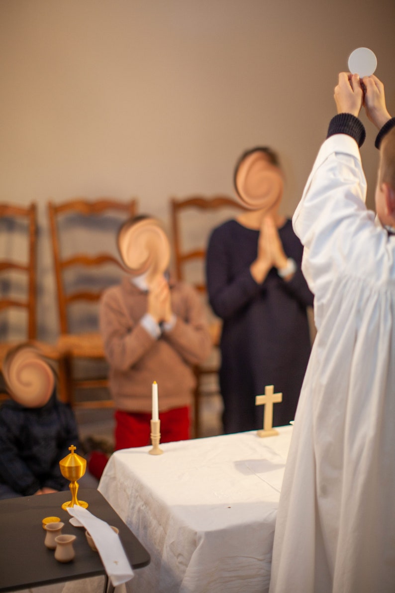 Miniature Mass Kit for Children With Linen - for Playing Priest - Etsy