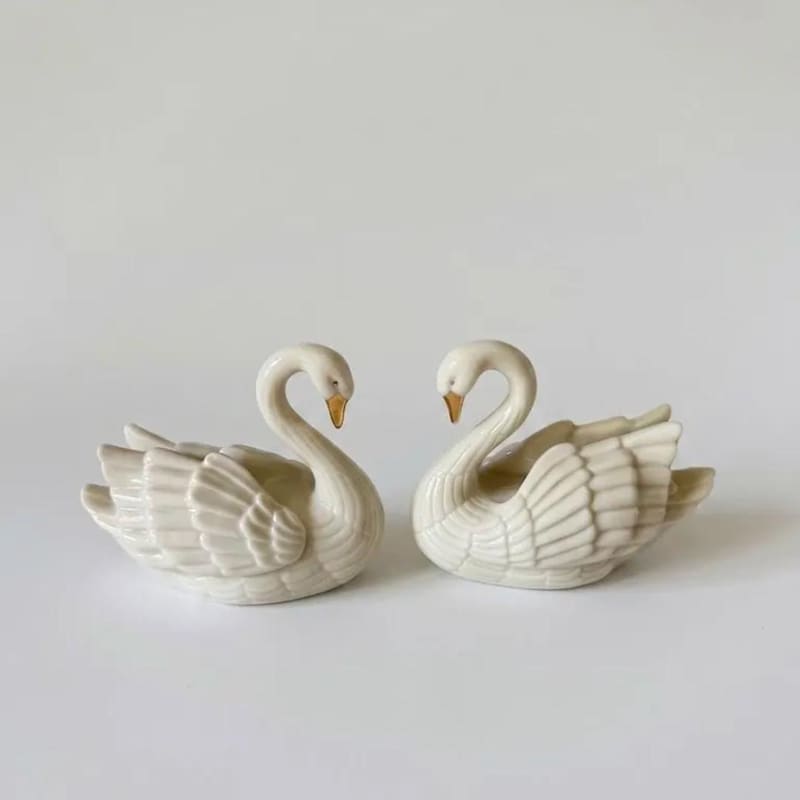Swan Figurine Lenox - Etsy