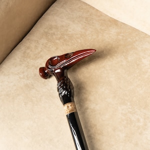 Raven Cane Fancy Walking Canes Crow Skull Walking Cane Walking Stick ...