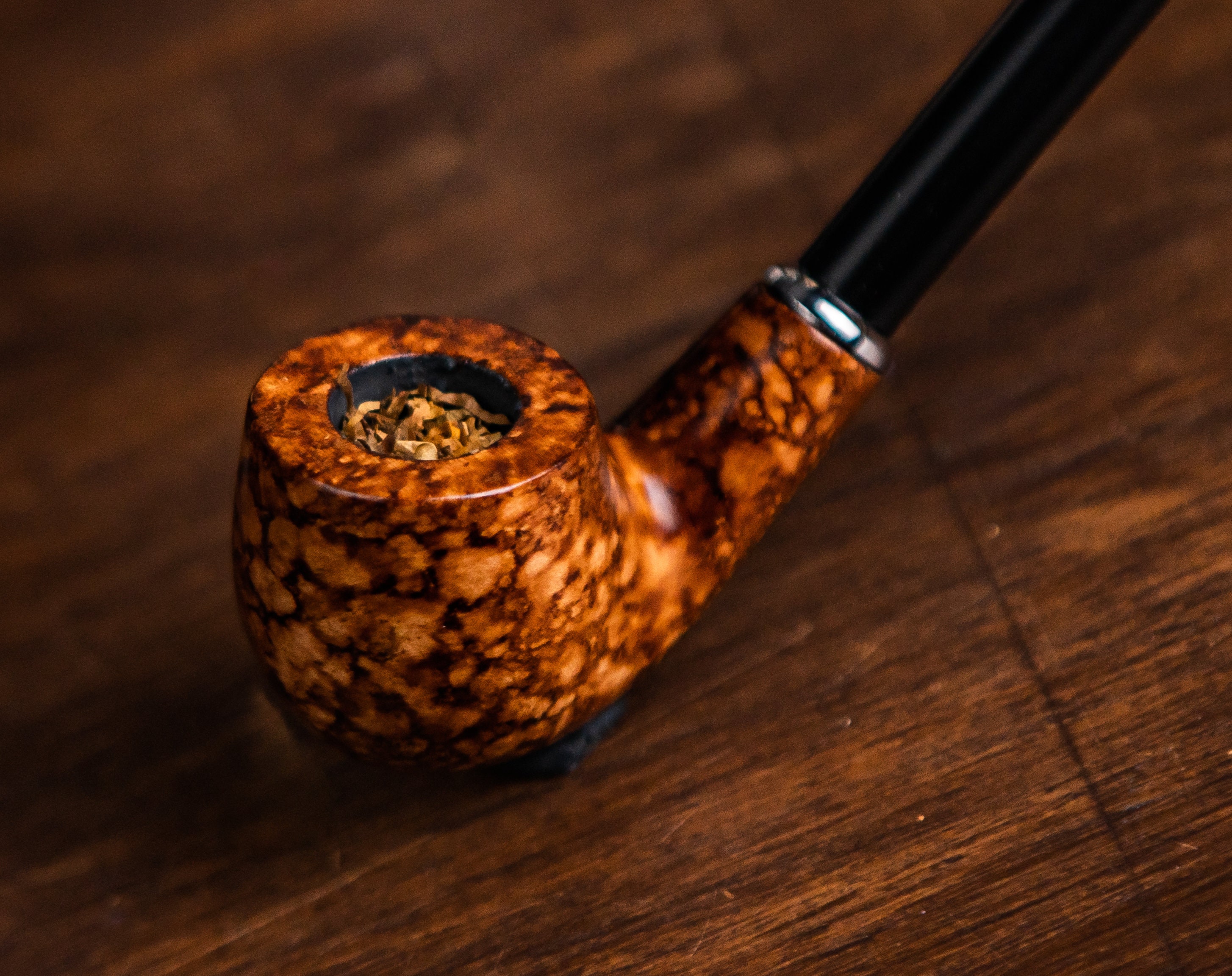 15.7 Long Tobacco Pipe, Wooden Smoking Pipe, Wizard Pipe, Man's Smoker ...