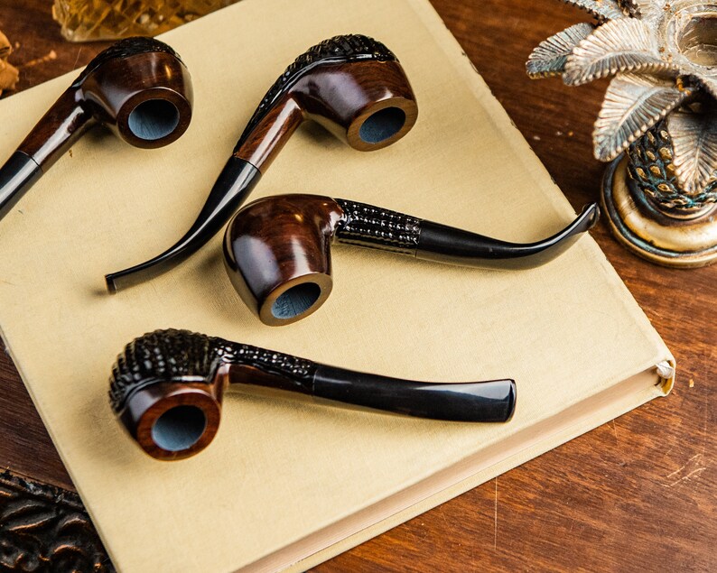 Tobacco Pipe Bent Unusual Wooden Pipe Unique Pipe Wooden Pipe Tobacco ...