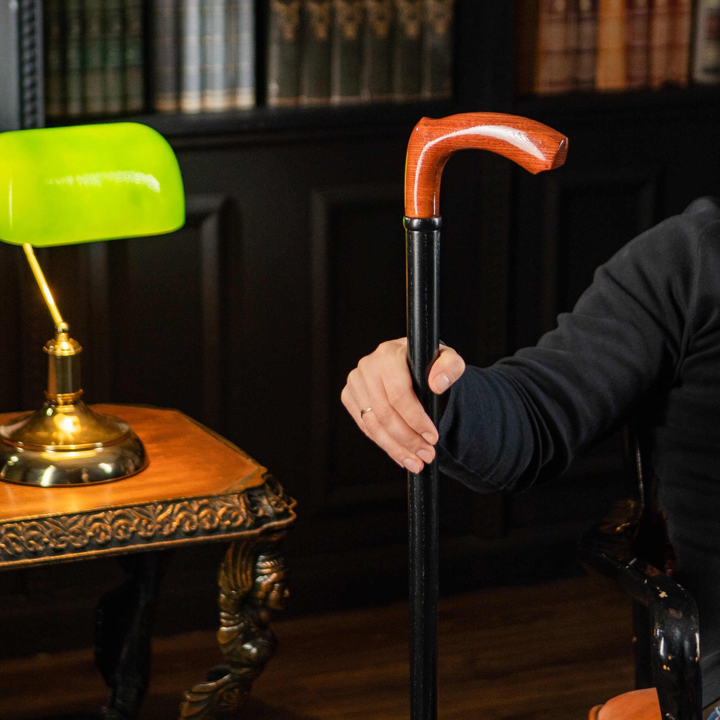 Wooden Walking Stick, Classy and Stylish Cane for Women and Men ...