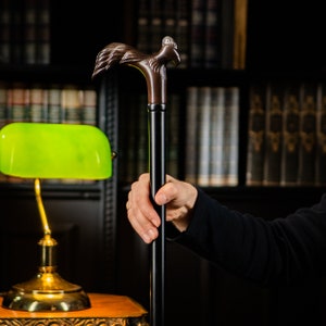 Animal Cane Handmade Cane for Men Fashionable Cane Bird Carved Walking ...