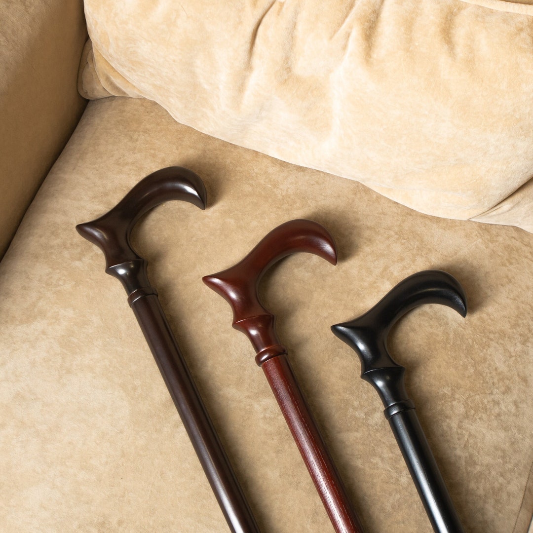 Wooden Walking Stick, Walking Canes Men, Cane for Women, Vintage Style ...