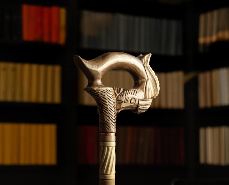 Wizard Cane Wooden Cane for Men Horse Cane Walking Stick Carved Canes ...