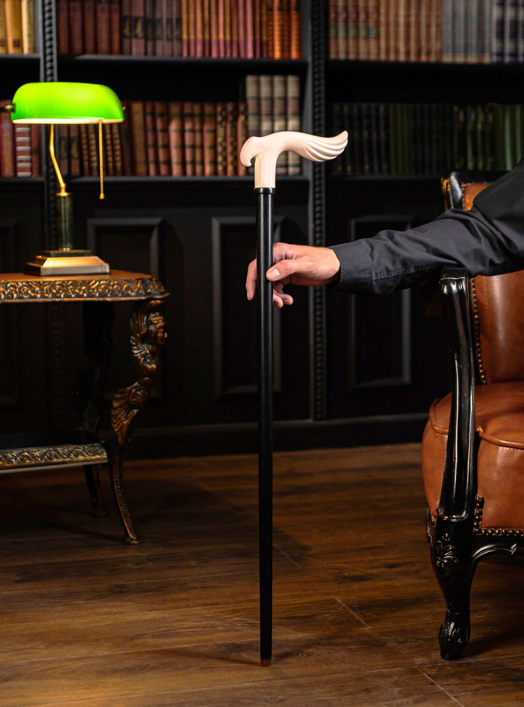 White Handle Walking Cane, Elegant Cane Women, Fashion Cane, Pretty ...