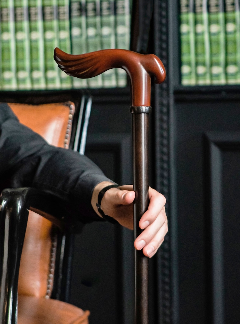 Handcarved Wizard Wing Walking Cane for Men or Women, Fashionable ...