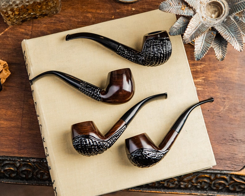 Tobacco Pipe Premium Luxury Smoking Pipe Handmade Wood Tobacco Pipe ...