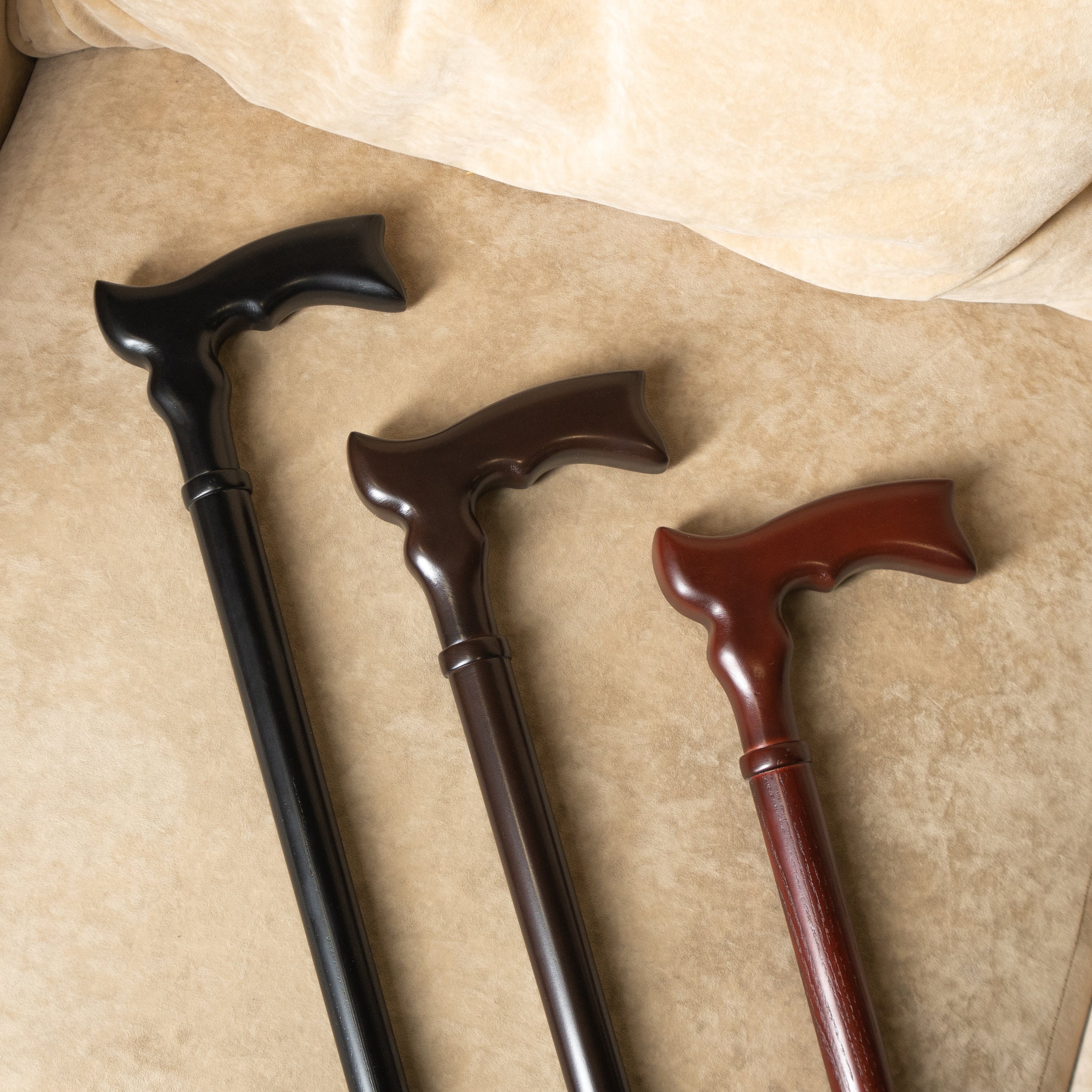 Natural Wood Cane, Walking Cane for Men, Wooden Walking Stick, Mens ...