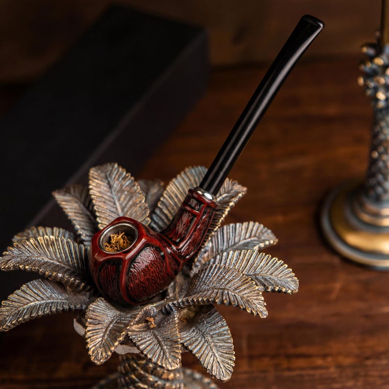 Handmade Wooden Wizard LOTR & Hobbit Style Pipes for Smoking, Extra ...