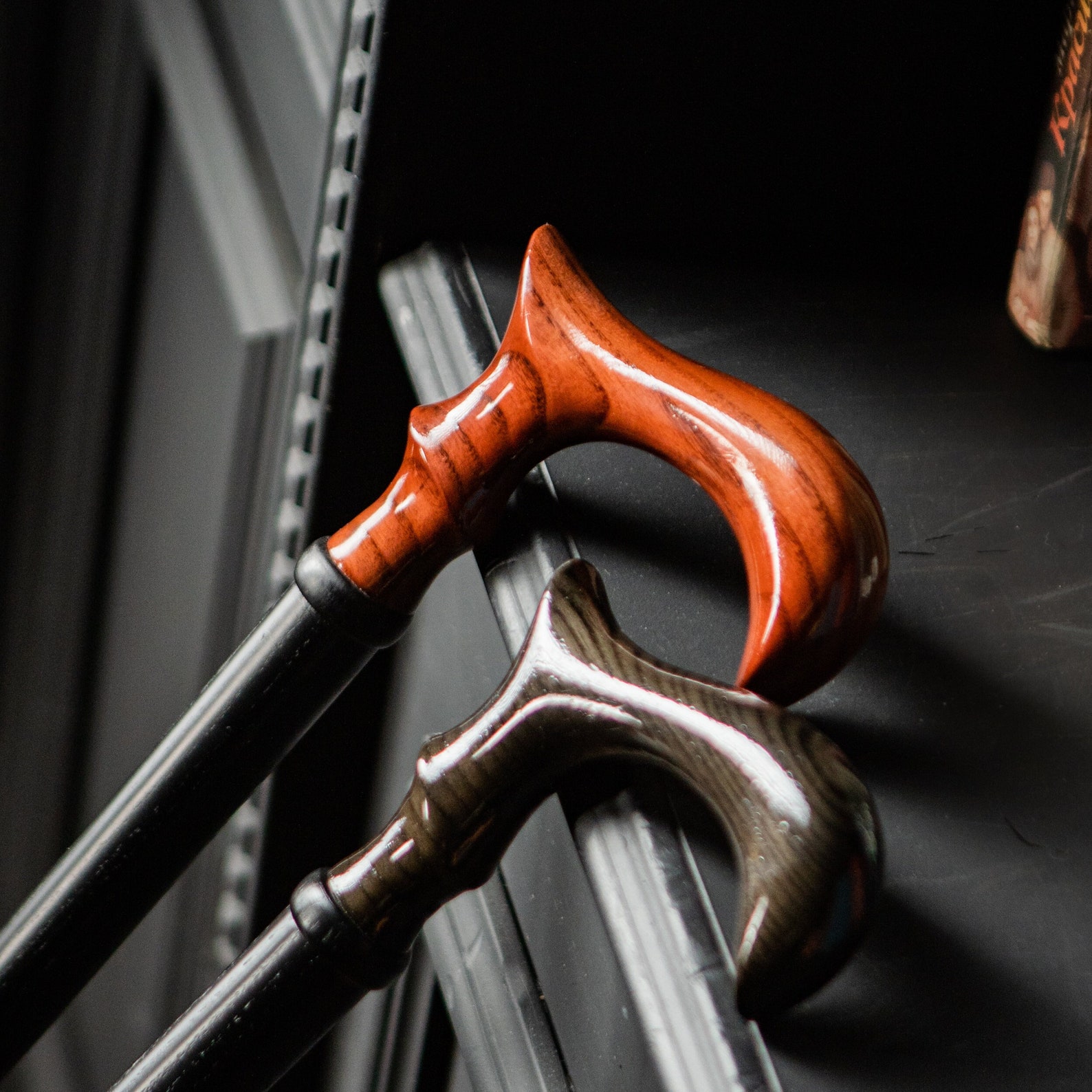 Solid Wood Walking Cane, Classic Walking Stick Cane, Men Walking Cane ...