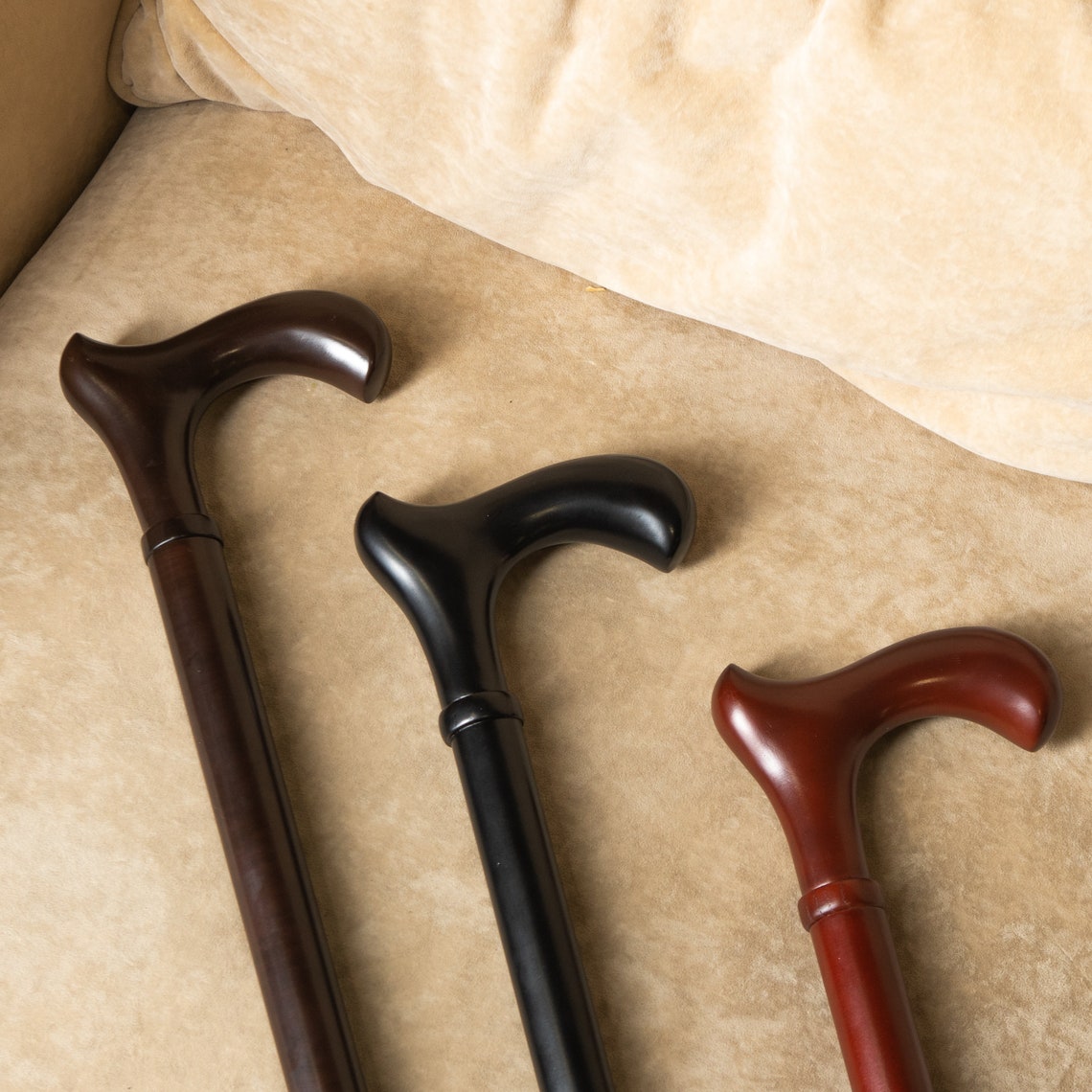 Wooden Walking Stick Cane, Vintage Walking Stick, Lightweight Cane for ...