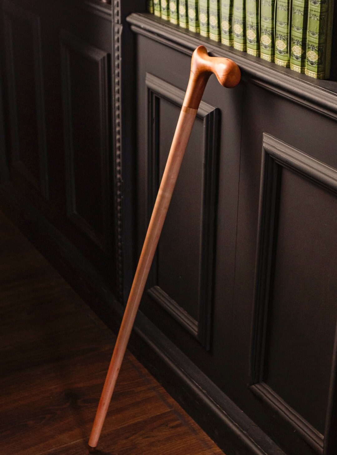 Oak Wood Walking Cane Classic Walking Cane for Men Saddle - Etsy