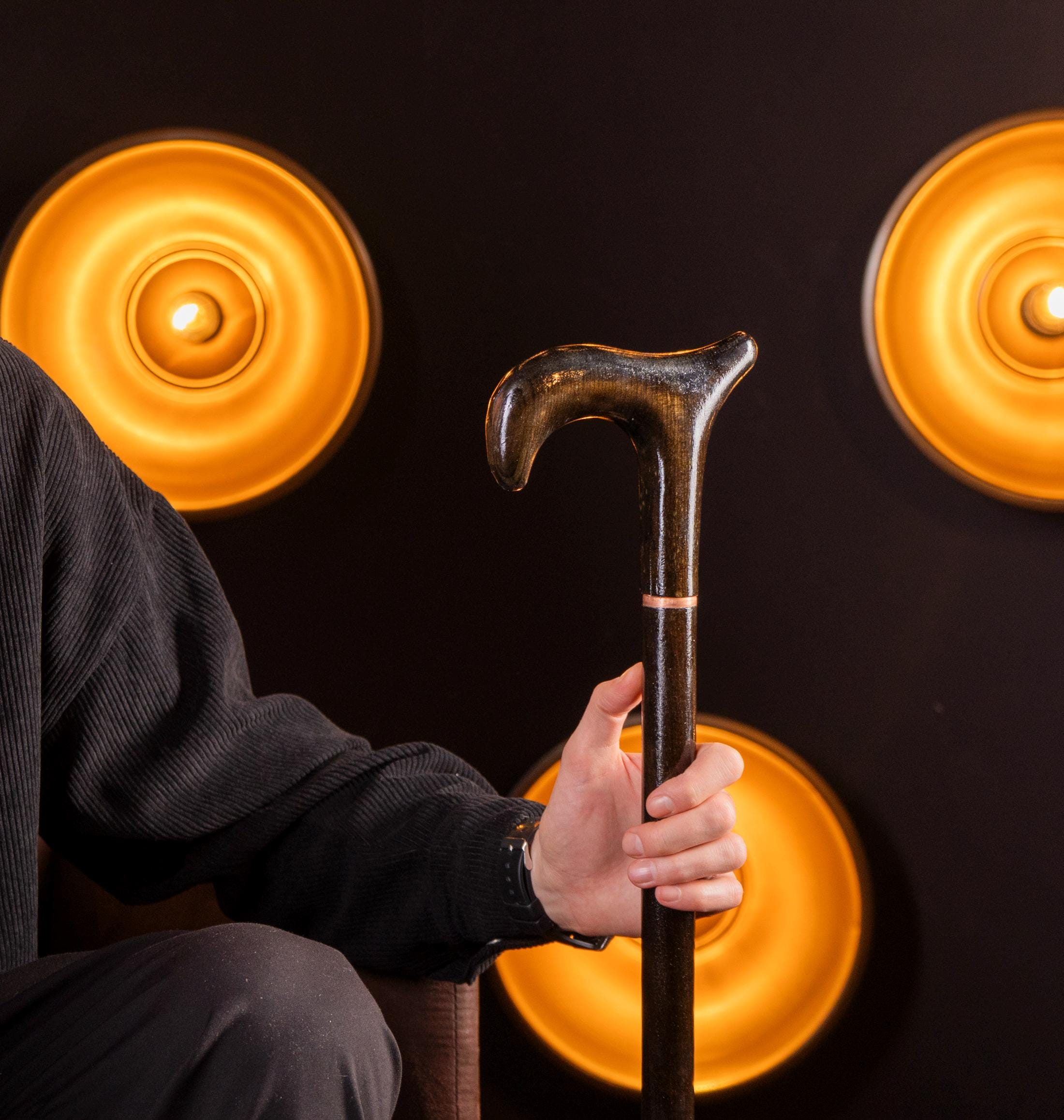 Hand Carved Wooden Walking Cane, Custom Gentleman Cane, Elegant Walking ...