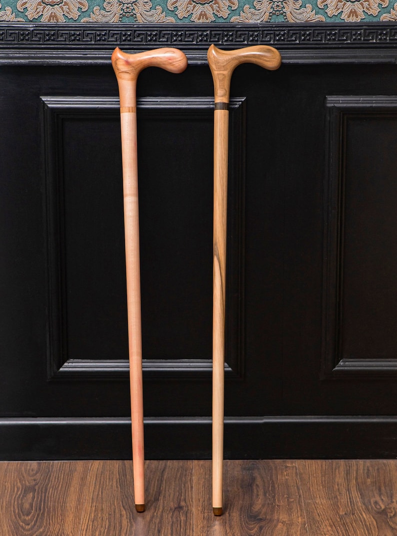 Wooden Walking Stick, Cane for Seniors, Cane for Man, Support Walking ...