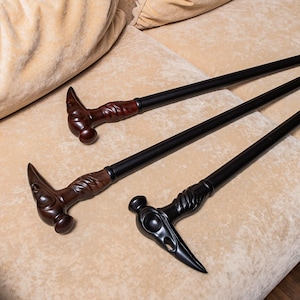 Crow Walking Cane, Raven Cane Walking Stick, Wooden Cane Handcarved ...