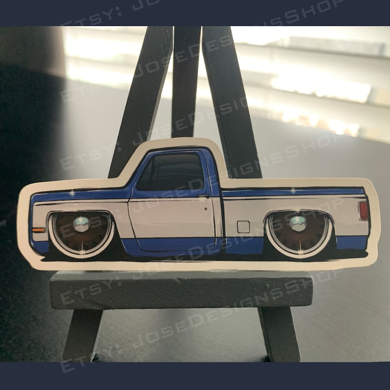 Vinyl Truck Sticker C10 Classic Truck 4 pack of 3 - Etsy