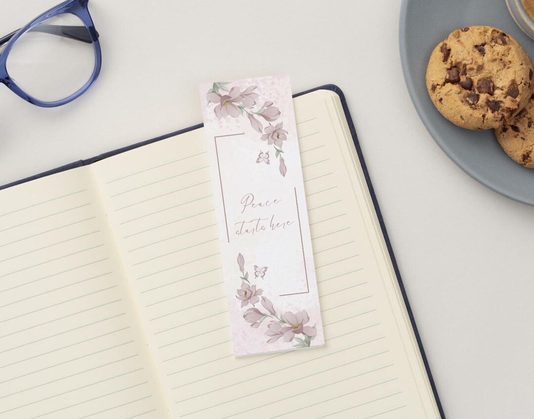 Peace Starts Here - Laminated Bookmark - Etsy