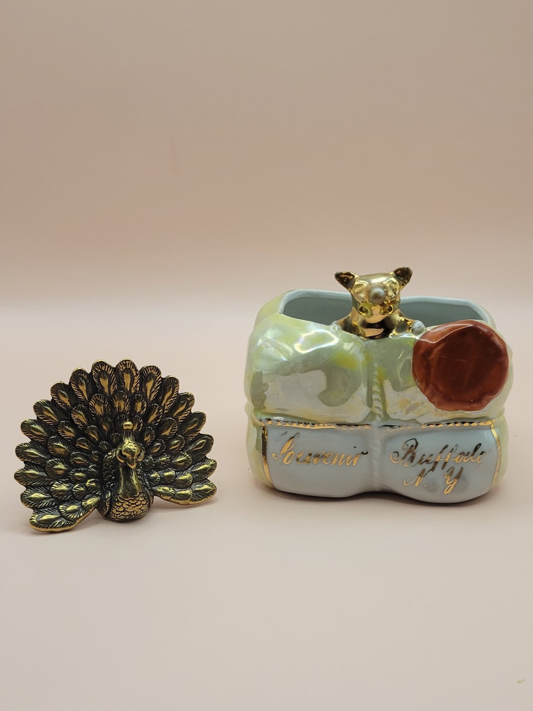 Antique German Fairing Pig on a Bale - Etsy