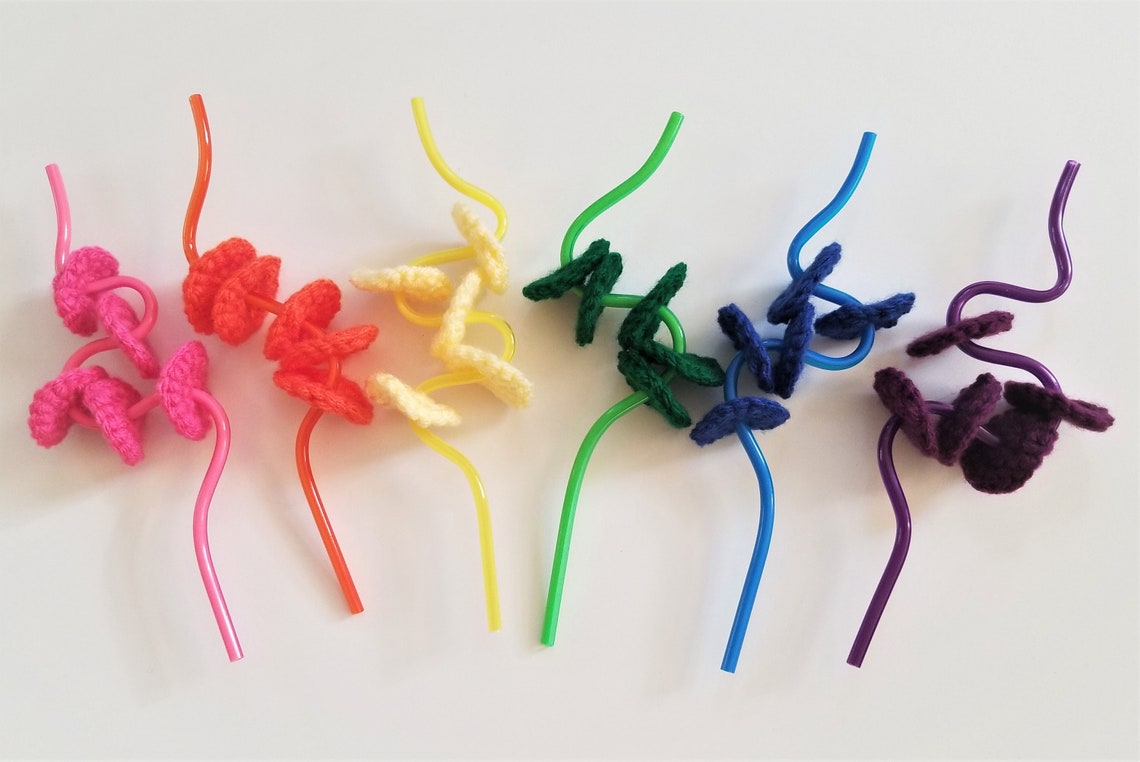 Rainbow Silly Straw Threading Montessori & Preschool Busy Bag Kit for ...