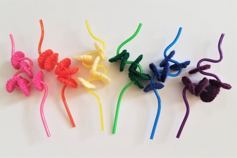 Rainbow Silly Straw Threading Montessori & Preschool Busy Bag Kit for ...