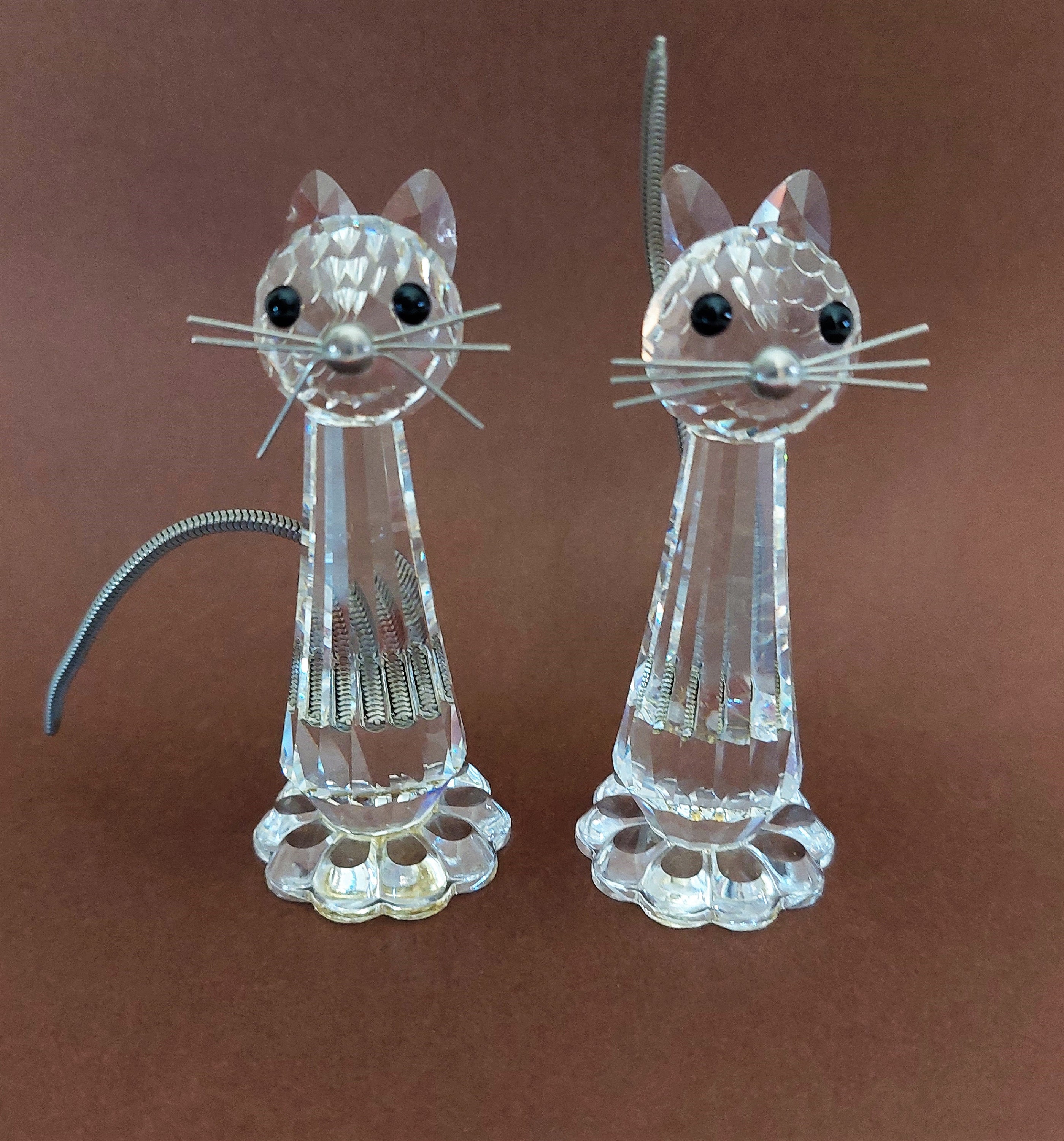 Swarovski Cat Figurines