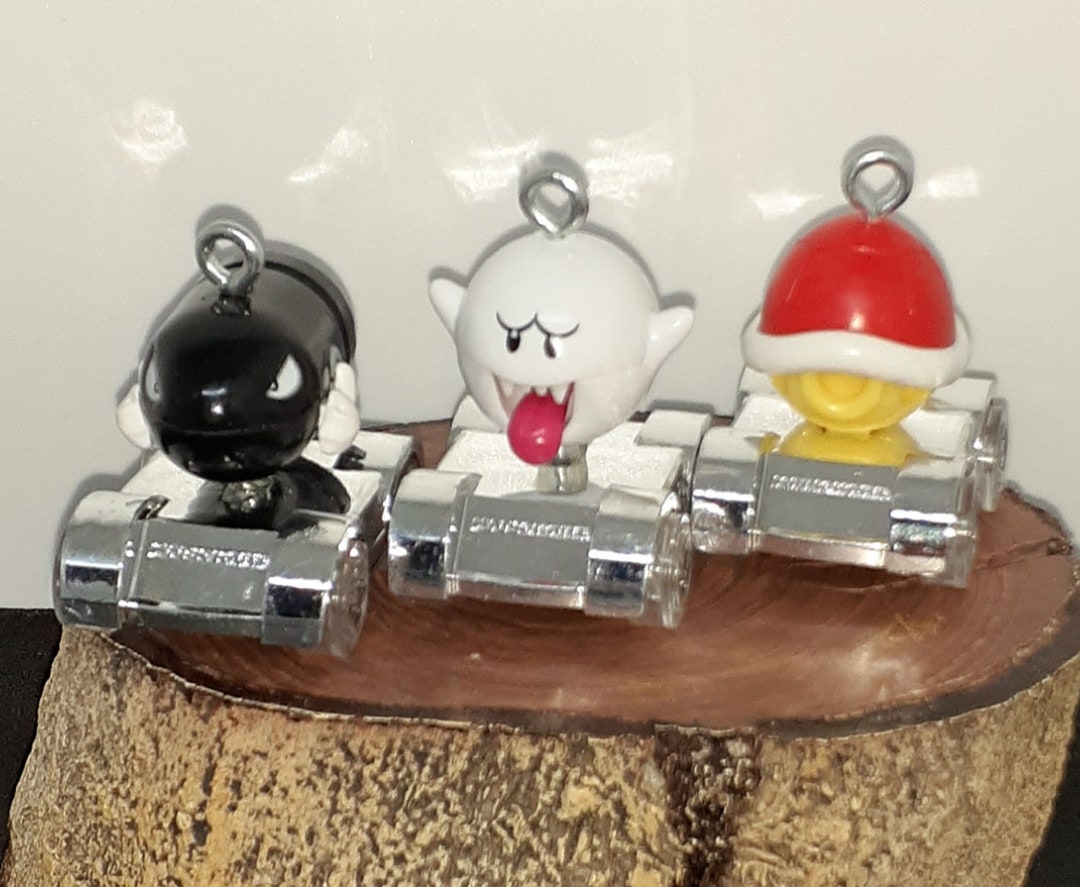 Mario Mini Racers Keychains, Mario Characters Keychain, Mario Themed ...