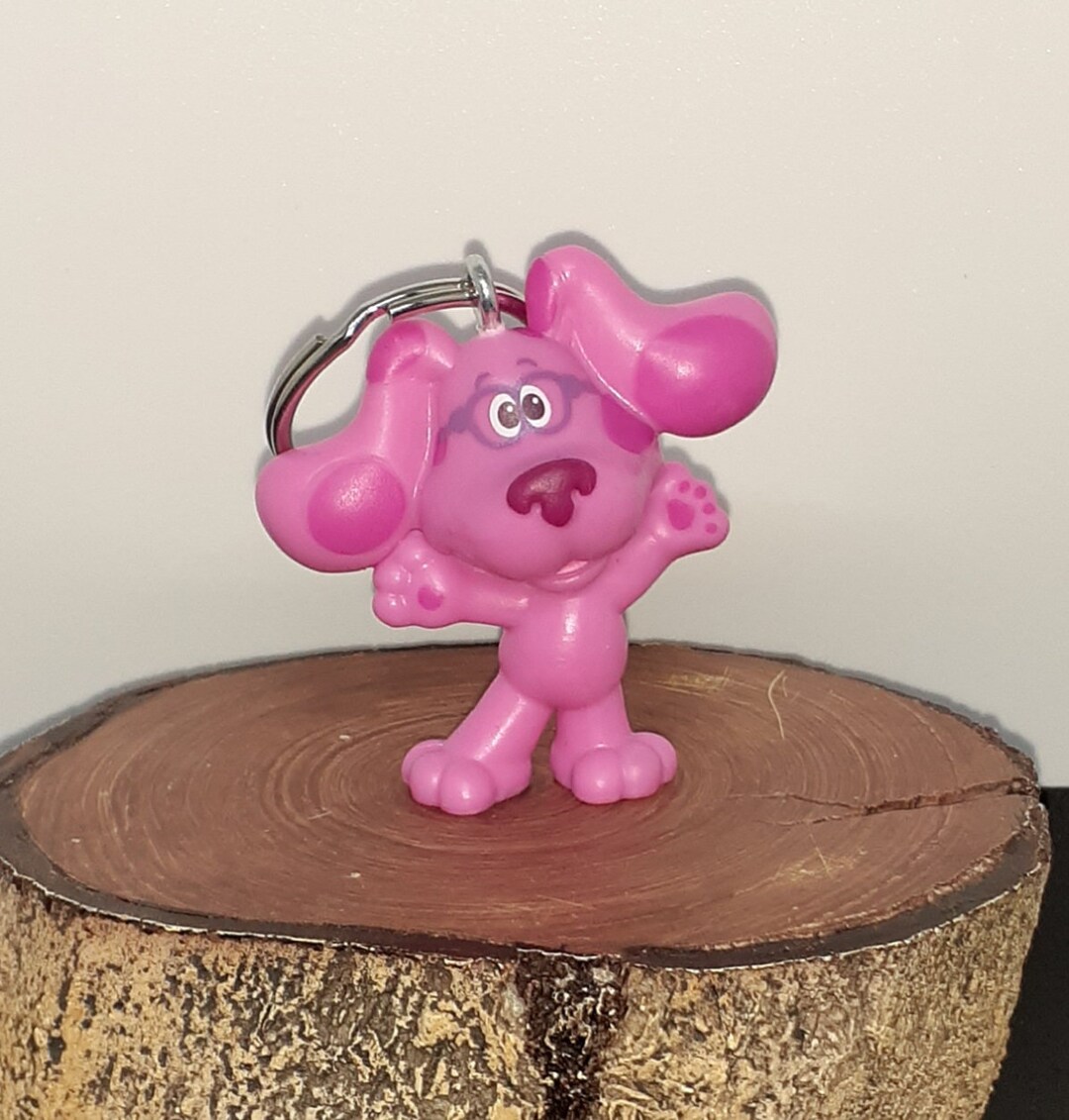 Magenta Dog Keychain, Blue's Clues Figure Keychain, Cartoon Keychain ...