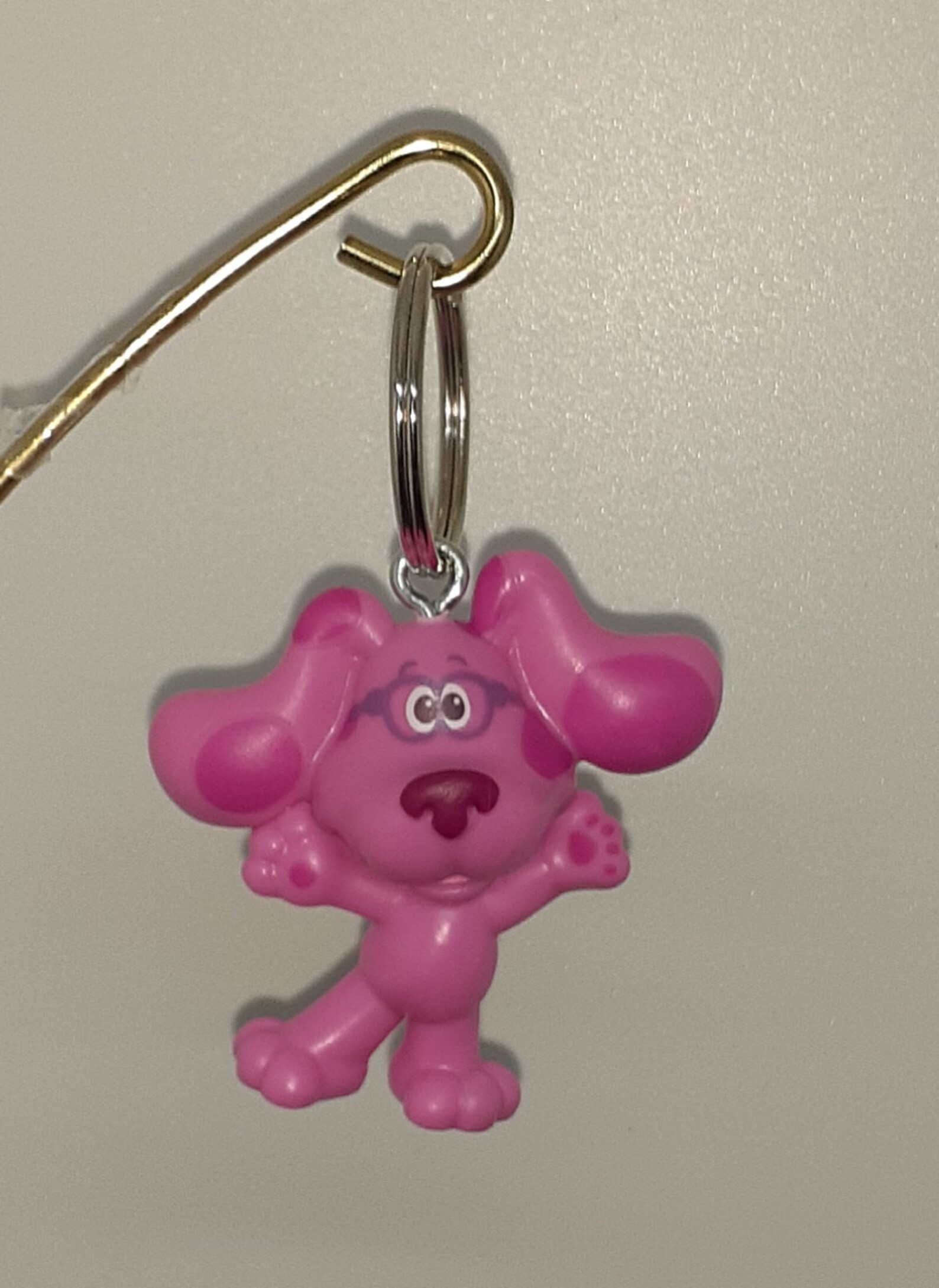 Magenta Dog Keychain Blue's Clues Figure Keychain - Etsy